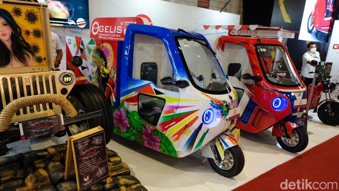 Ada Gerobak Listrik Asal Cikeas di IIMS, Nih Wujudnya