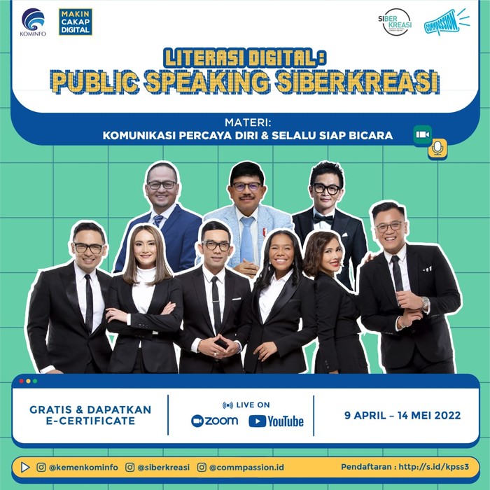 Siberkreasi Buka Kelas Public Speaking Bareng Indra Herlambang - Nadya ... Siberkreasi Buka Kelas Public Speaking Bareng Indra Herlambang - Nadya ...
