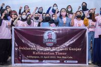 Perempuan Milenial di Kaltim Deklarasi Dukung Ganjar Jadi Capres 2024