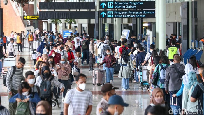 Begini Suasana Terminal 1 Bandara Soekarno Hatta Saat H-3 Lebaran