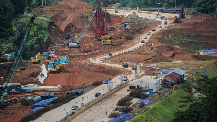 Foto Udara Jalur Mudik Fungsional Tol Cisumdawu