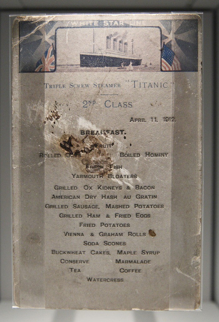 Megahnya Ruang Makan dan Menu Makanan di Titanic Sebelum Tenggelam ...