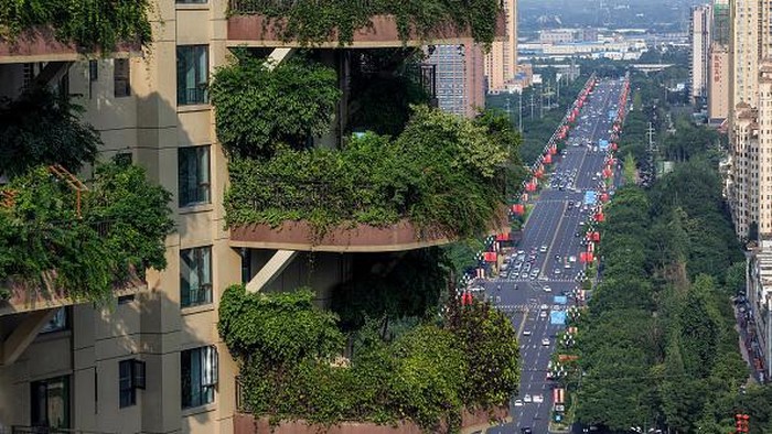 Luar Biasa, Apartemen Ini Berkonsep Hutan di Tengah Kota