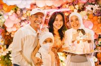 7 Momen Meriah Pesta Ulang Tahun Ayu Ting Ting, Nuansa Serba Pastel