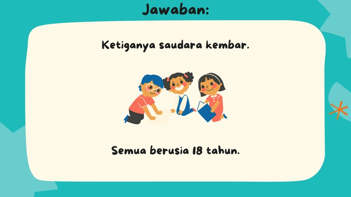 Latih Kecepatan Berpikir, Teka-teki Logika Ini Menguji Otak Kamu Latih Kecepatan Berpikir, Teka-teki Logika Ini Menguji Otak Kamu