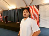 Dari Anak Tukang Tambal Ban, Leon Travis Kini Nyanyikan Lagu Kebangsaan ...