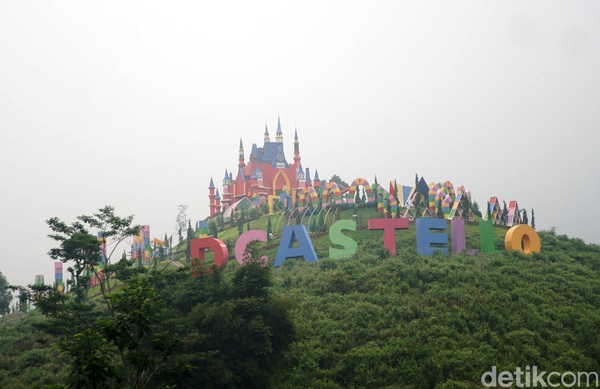 Foto: Wahana Khusus Bocil di Florawisata D'Castello Ciater