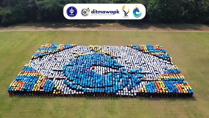 10 Potret Formasi IPB yang Pecahkan Rekor Dunia, Ada Wajah Rektor!