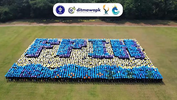 10 Potret Formasi IPB yang Pecahkan Rekor Dunia, Ada Wajah Rektor!