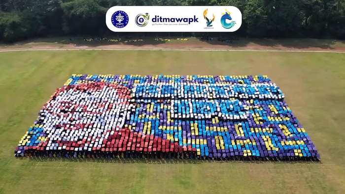 10 Potret Formasi IPB yang Pecahkan Rekor Dunia, Ada Wajah Rektor!