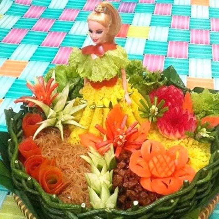 Kocak! 10 Tumpeng Nyeleneh Buatan Netizen, Ada Bentuk Elsa