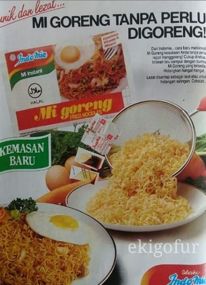 10 Poster Iklan Mie Instan Lawas Ini Berhasil Bikin Nostalgia!