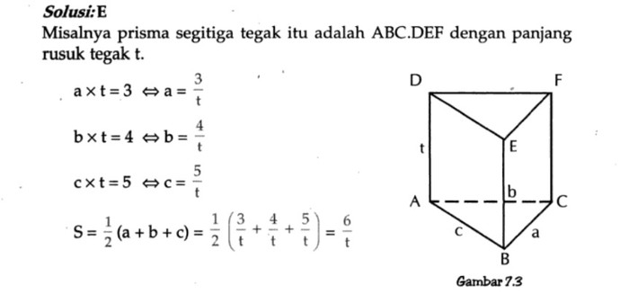 Contoh-Contoh Soal Dimensi Tiga dan Pembahasan, Plus Ringkasan Materinya Contoh-Contoh Soal Dimensi Tiga dan Pembahasan, Plus Ringkasan Materinya