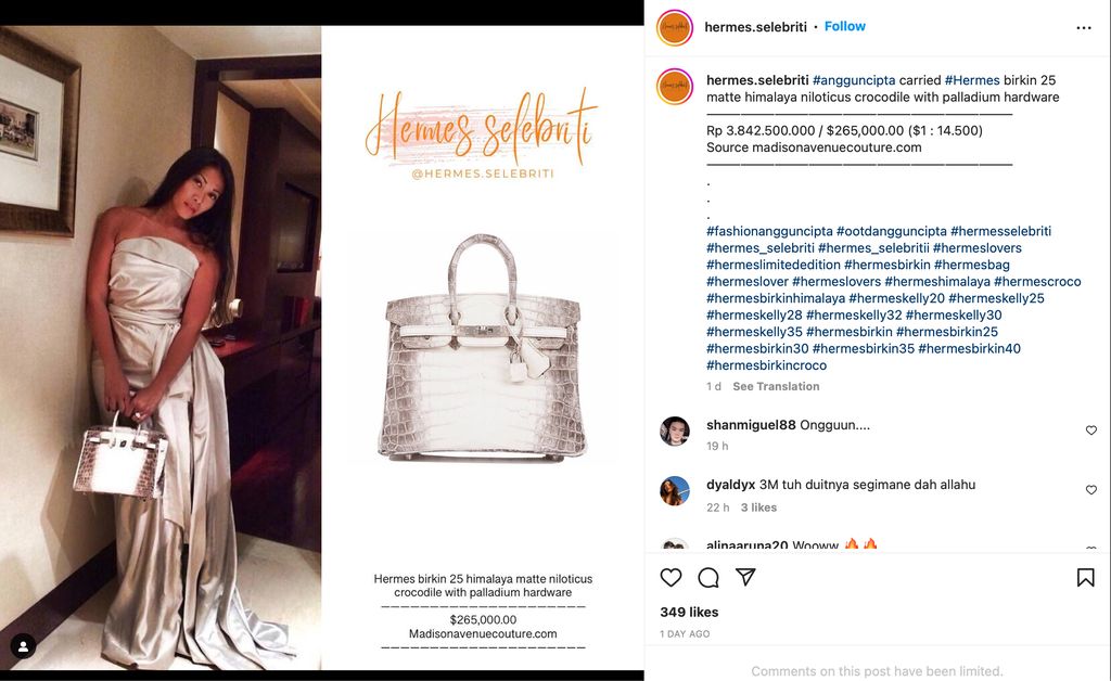 Gaya Anggun C Sasmi Tenteng Tas 'Sultan' Rp 3,8 M