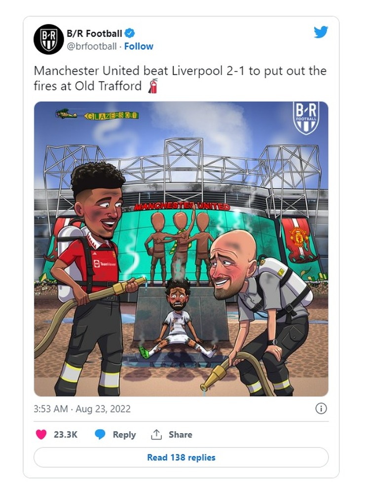 Meme Kocak Manchester United Bantai Liverpool di Old Trafford