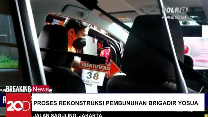 Rangkaian Rekonstruksi Pembunuhan Brigadir Yosua