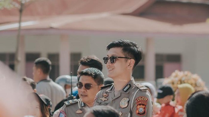 Potret Polisi Sidrap yang Bikin Heboh gegara Dikira Artis Korea