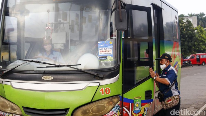 Asyik... Naik Angkot 'Si Benteng' dan Bus Tayo di Tangerang Gratis Lho