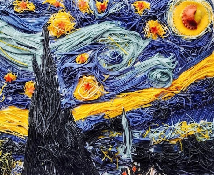 Keren! Ada Baby Joda hingga Lukisan Van Gogh yang Dibuat dari Pasta