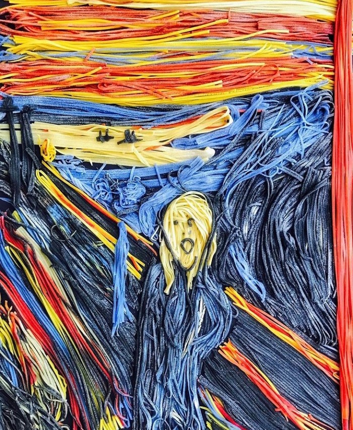 Keren! Ada Baby Joda hingga Lukisan Van Gogh yang Dibuat dari Pasta