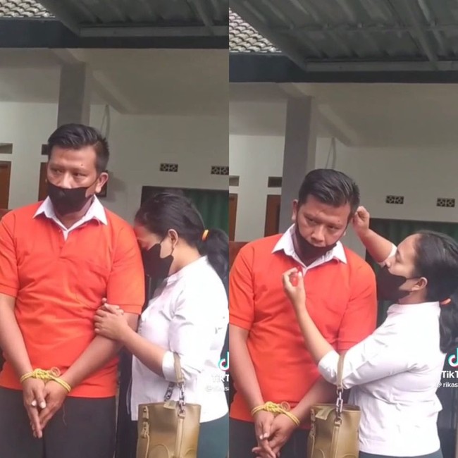 Pasutri Viral Parodikan Kemesraan Ferdy Sambo dan Putri, Ini Kisah di Baliknya