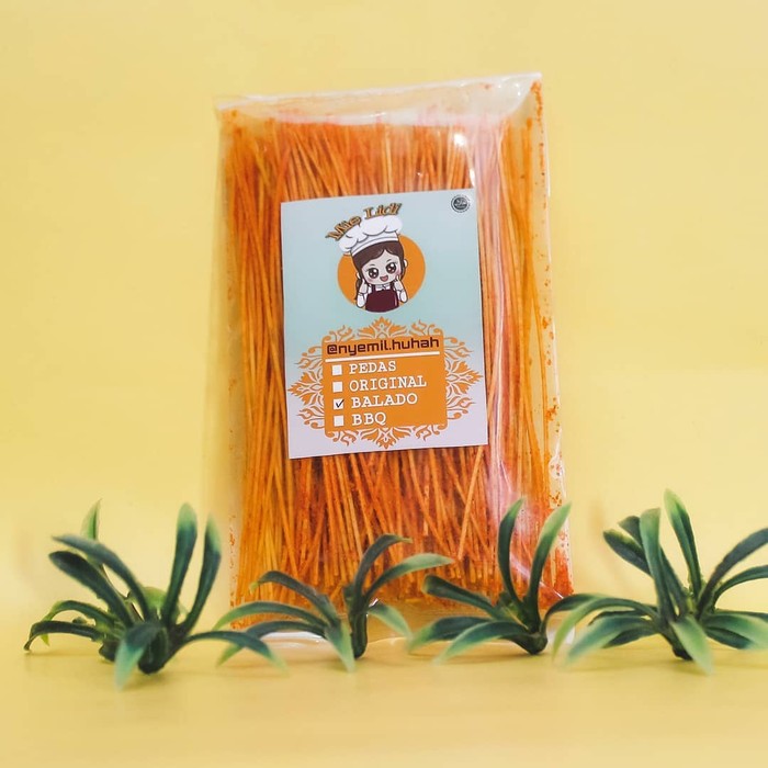 20 Jajanan Lidi yang Renyah Pedas Rp 3 Ribuan Ada di Sini