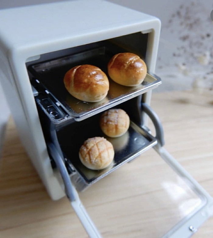 Gemas Banget! Miniatur Toko Roti hingga Burger Buatan Seniman Jepang