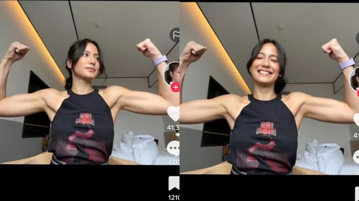 6 Gaya Pevita Pearce Olahraga Tenis-Angkat Beban, Ototnya Bikin Salfok