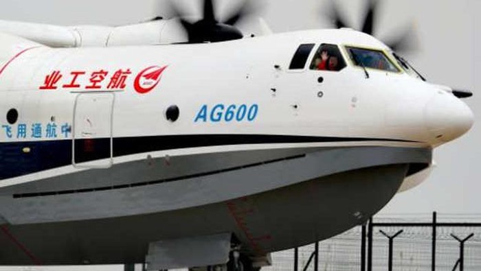 Jumbo, Ini Pesawat Amfibi Terbesar Dunia Milik China