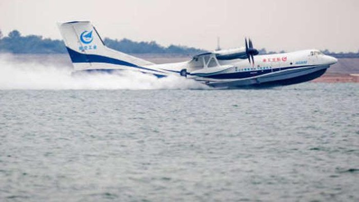 Jumbo, Ini Pesawat Amfibi Terbesar Dunia Milik China