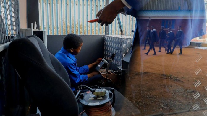 Gokil... Siswa di Afrika Selatan Bikin Kereta Tenaga Surya