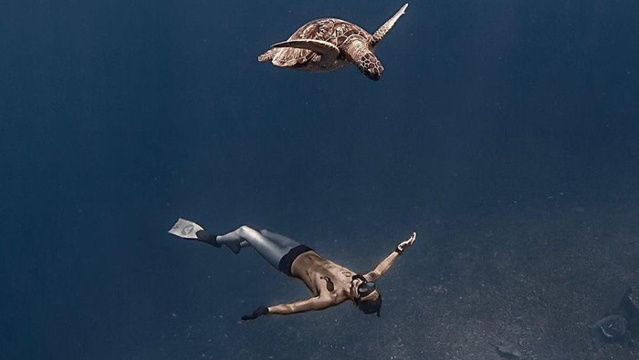 6 Gaya Musisi Dikta yang Hobi Banget Olahraga Ekstrem Free Diving