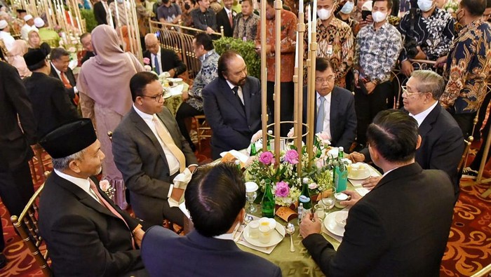 Momen Hangat Anies Baswedan Semeja dengan Syaikhu-Paloh-SBY-JK Momen Hangat Anies Baswedan Semeja dengan Syaikhu-Paloh-SBY-JK