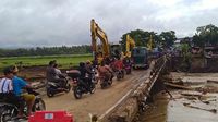 Kondisi Terkini Jembatan Bilukpoh Jembrana Pasca Banjir Bandang