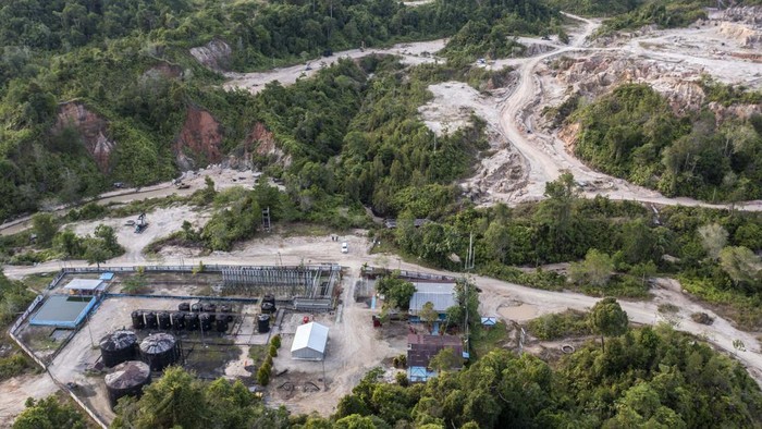 Foto Udara Stasiun Pengumpul Pertamina Hulu Indonesia di Tarakan