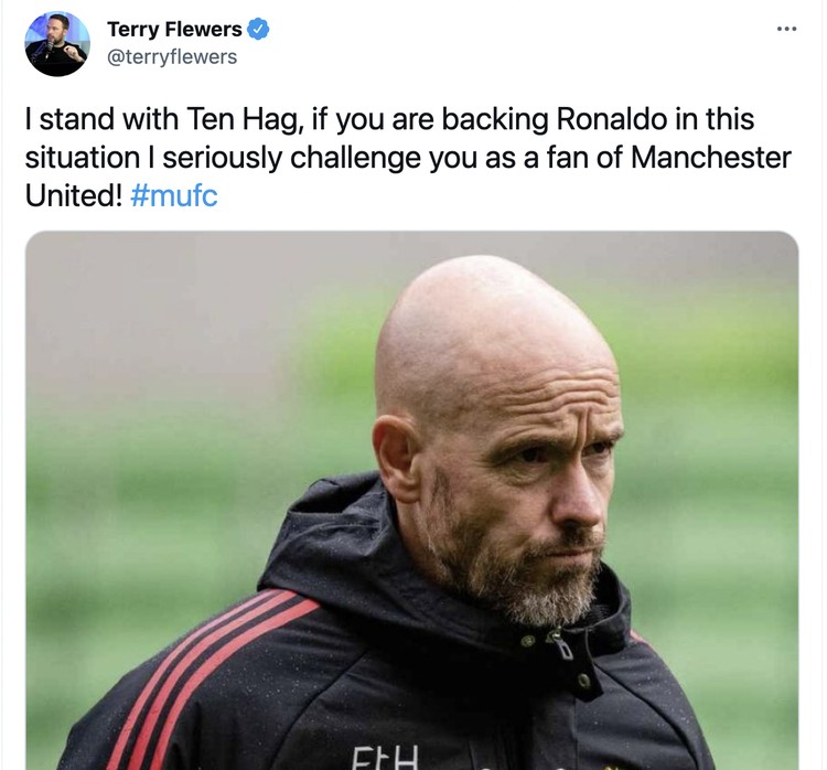 Netizen Sebut Erik Ten Hag Mempermalukan dan Zalimi Ronaldo Netizen Sebut Erik Ten Hag Mempermalukan dan Zalimi Ronaldo