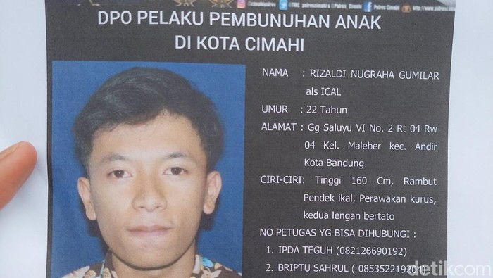 Potret Sosok Pembunuh Anak Perempuan di Cimahi Potret Sosok Pembunuh Anak Perempuan di Cimahi
