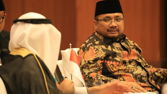 Suasana Pertemuan Menag RI dengan Menteri Haji dan Umrah Arab Saudi