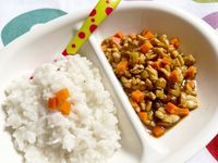 Resep Nasi Tim Ayam Kecap MPASI 9 bulan yang Lengkap Nutrisi