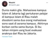 Heboh Kabar Mahasiswa Asal Jakarta Diduga Disodomi di Kampus Riau