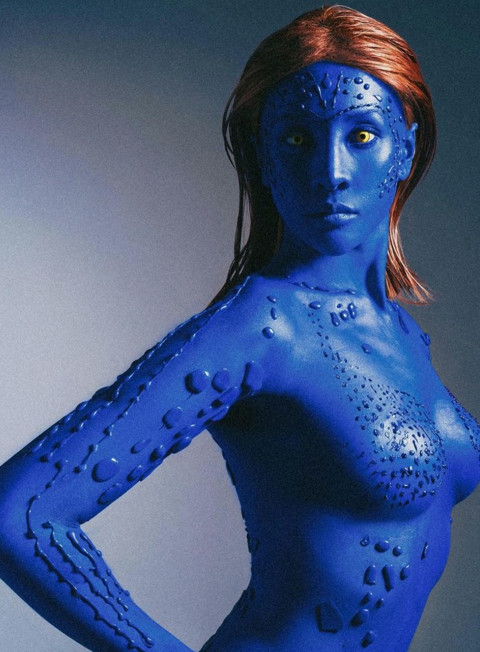 Keren Banget! Anya Geraldine Jadi Mystique Keren Banget! Anya Geraldine Jadi Mystique