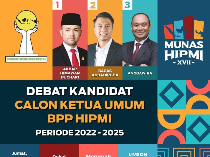 3 Calon Ketua Umum HIPMI Adu Debat di Labuan Bajo 4 November 3 Calon Ketua Umum HIPMI Adu Debat di Labuan Bajo 4 November