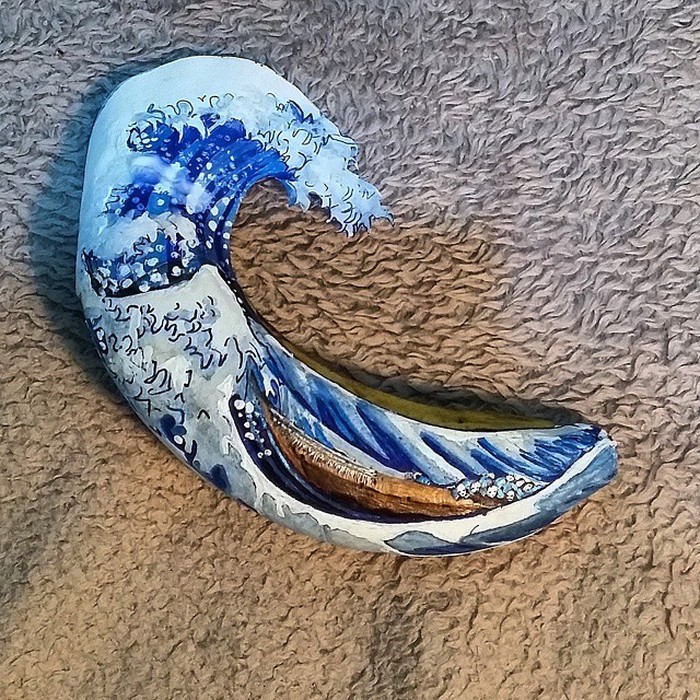 Modal Buah Pisang, Seniman Ini Bikin Berbagai Lukisan Keren