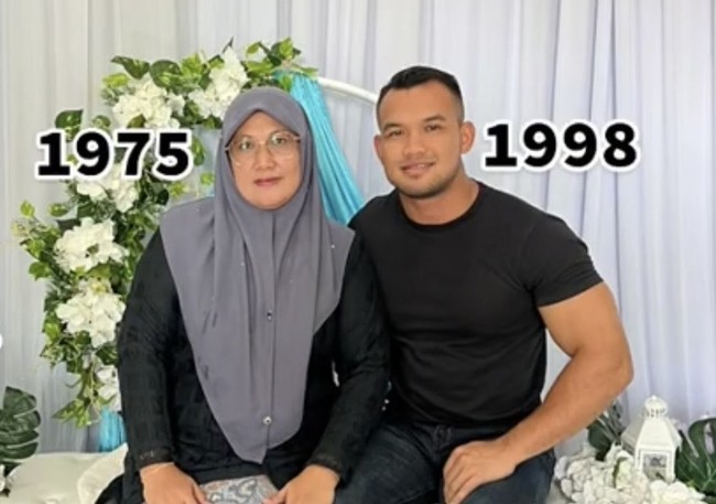 8 Foto Pasangan Beda Usia Viral, Wanita Dinikahi Pria Sebaya Anaknya