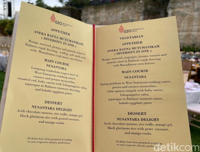 Intip Potret Persiapan dan Menu Welcoming Dinner KTT G20 di GWK