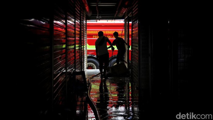 Kondisi Terkini di Pasar Asemka, Api Berhasil Dipadamkan