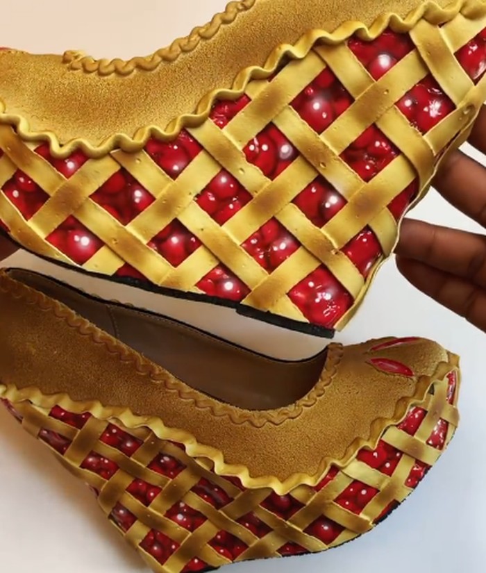 Keren! Ini 10 Sepatu Desain Kue Buatan Seniman Shoe Bakery