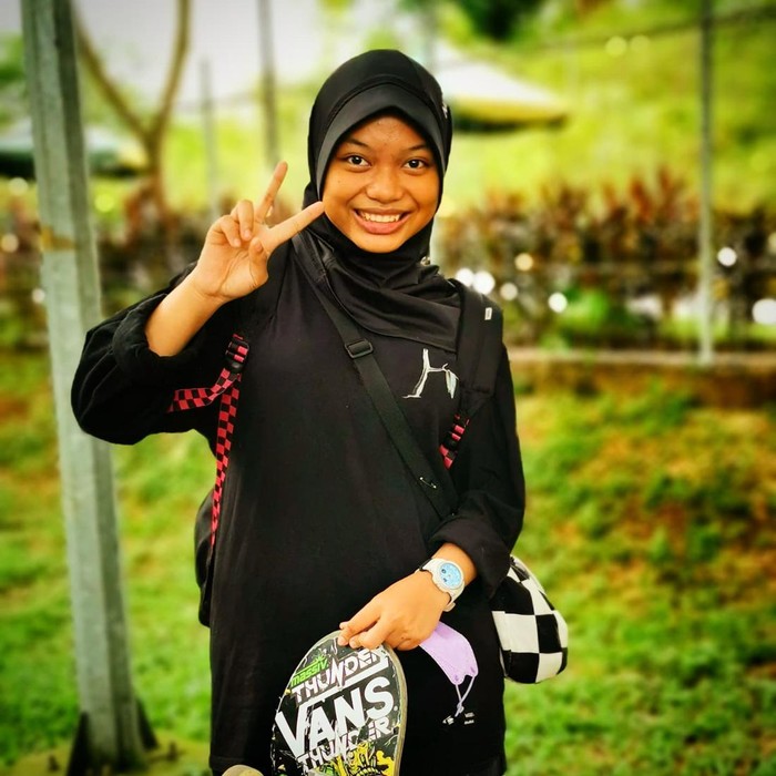 Kisah Inspiratif Skateboarder Berhijab, Lawan Rasa Takut Jadi Prestasi