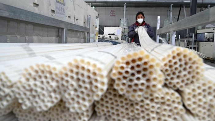 Intip Aktivitas Pabrik Pipa PVC di China