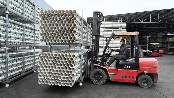 Intip Aktivitas Pabrik Pipa PVC di China